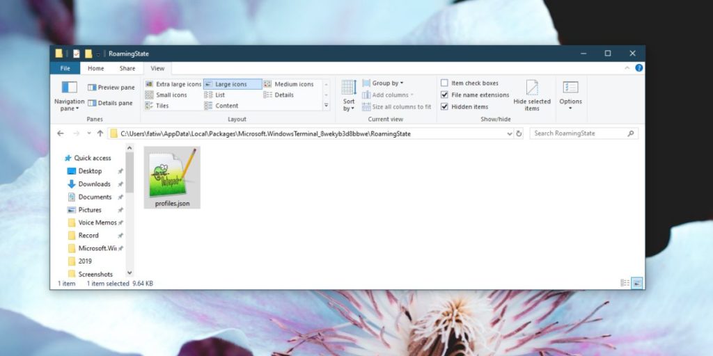 How to add a command line to the Windows Terminal app