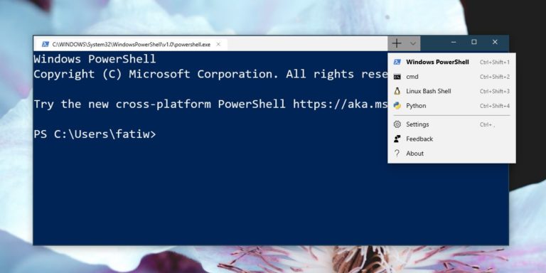 How to add a command line to the Windows Terminal app