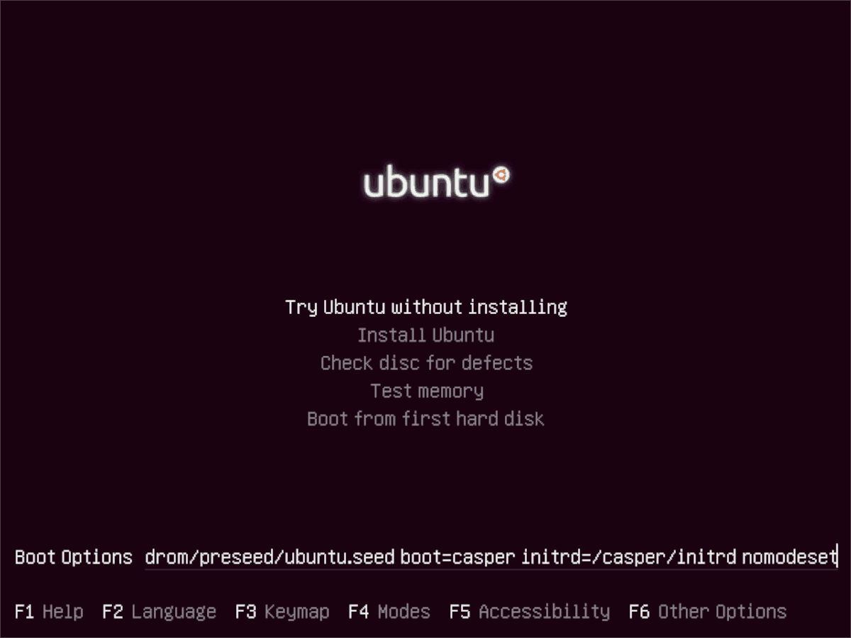 How to fix Ubuntu live USB not booting