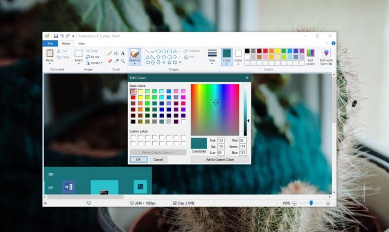 How to match app tile color with Start Menu on Windows 10