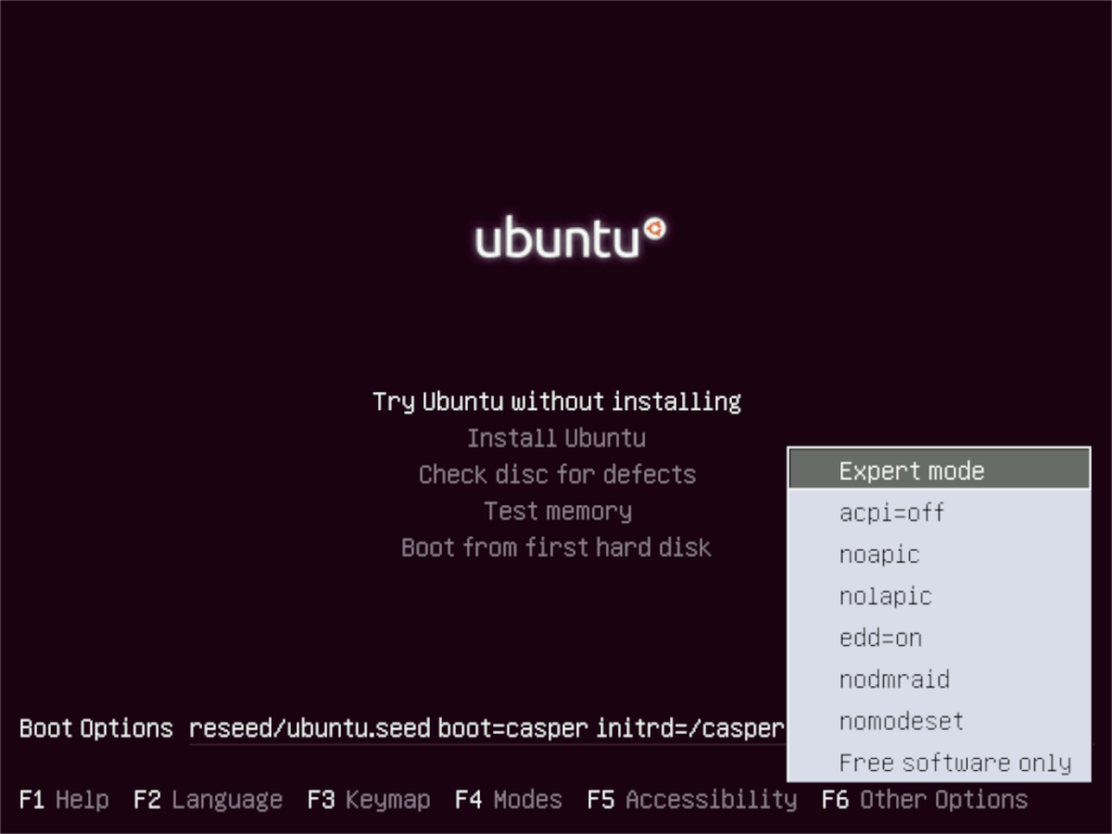 How to fix Ubuntu live USB not booting