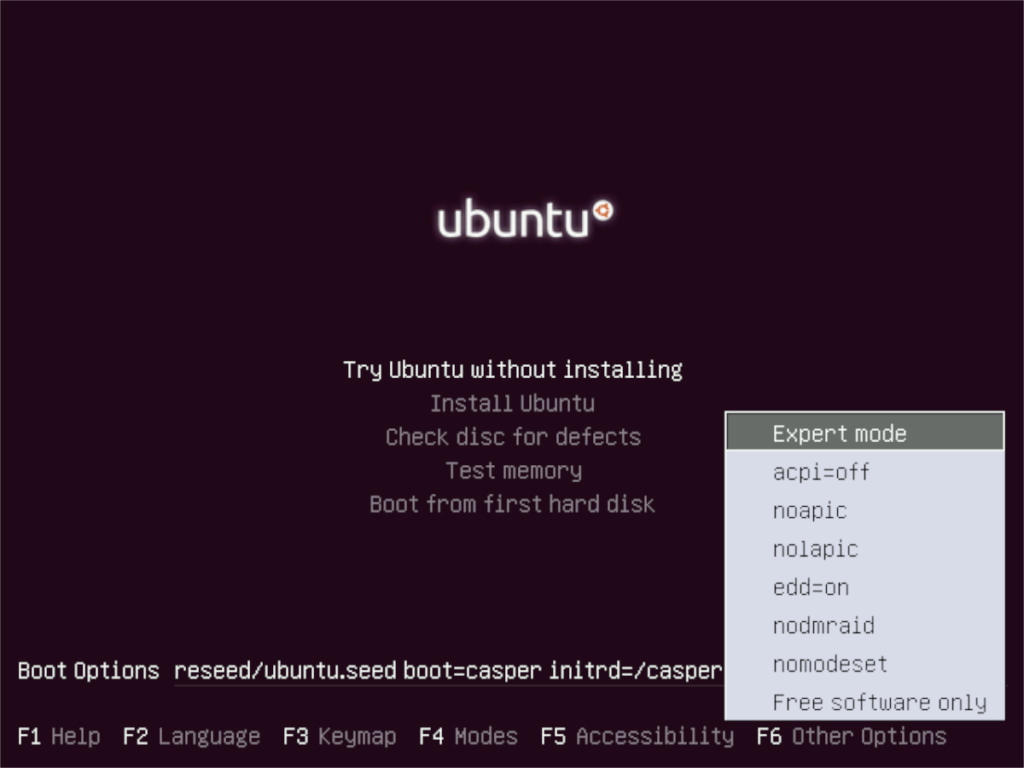 How to fix Ubuntu live USB not booting