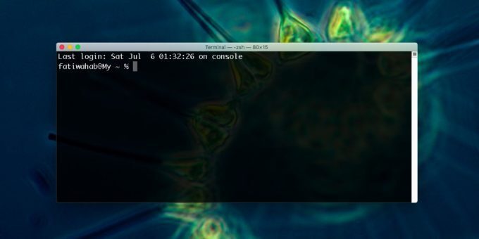 How to set the default window size for Terminal on macOS