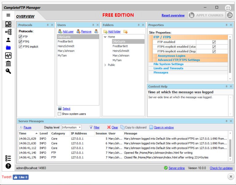 The 5 Best FTP Server Software | Review | 2022 | Addictive Tips