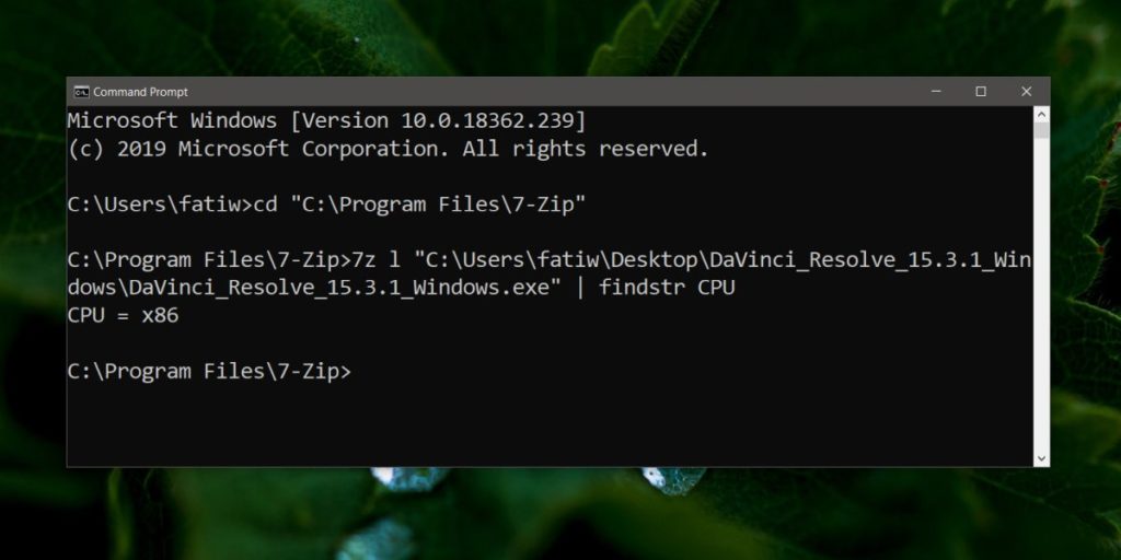How to check if an EXE is 32-bit or 64-bit on Windows 10