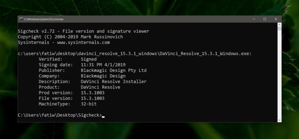 How to check if an EXE is 32-bit or 64-bit on Windows 10