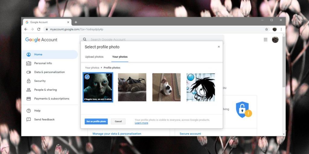 How to use a GIF for your Google profile picture