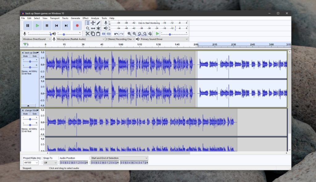 How to merge multiple audio files into one on Windows 10
