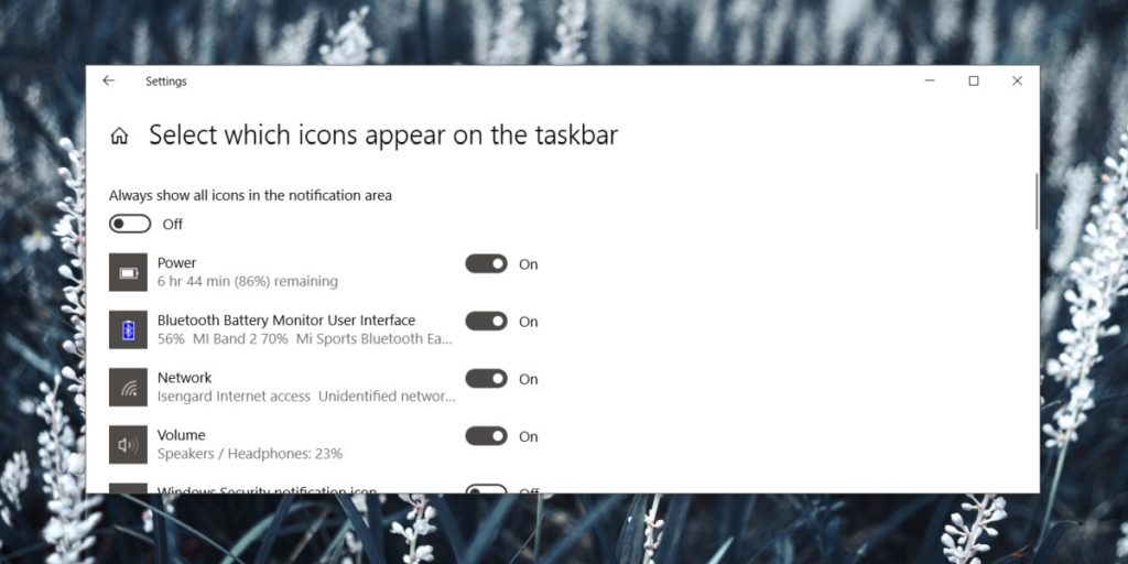 How to show all system tray icons on Windows 10