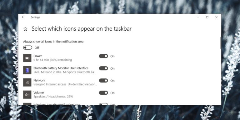 How to show all system tray icons on Windows 10