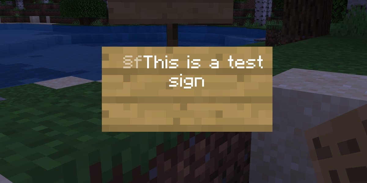 How To Color Text In Minecraft Signs Find Creative Idea