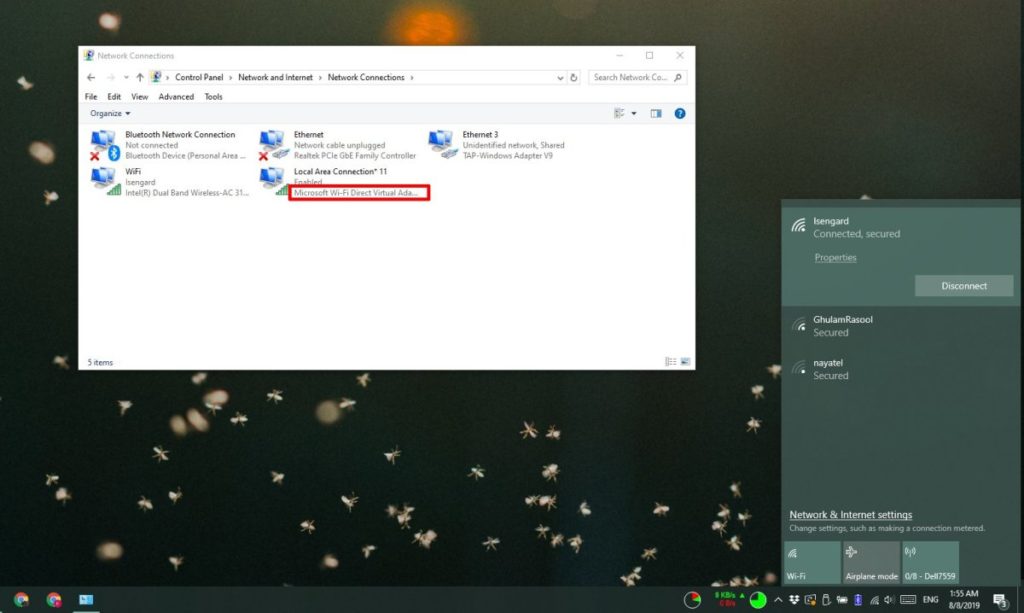 How to fix 'No internet connection' on Windows 10 mobile hotspot