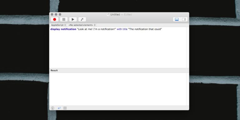 How to show a notification on macOS with a script