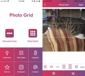 How to create an Instagram 3x3 grid post on iOS