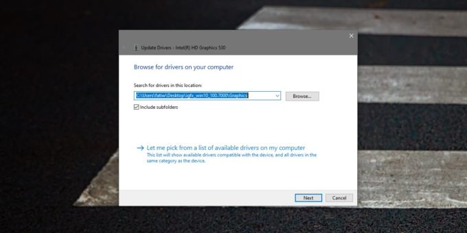 How to manually install Intel Graphics Windows 10 DCH Drivers