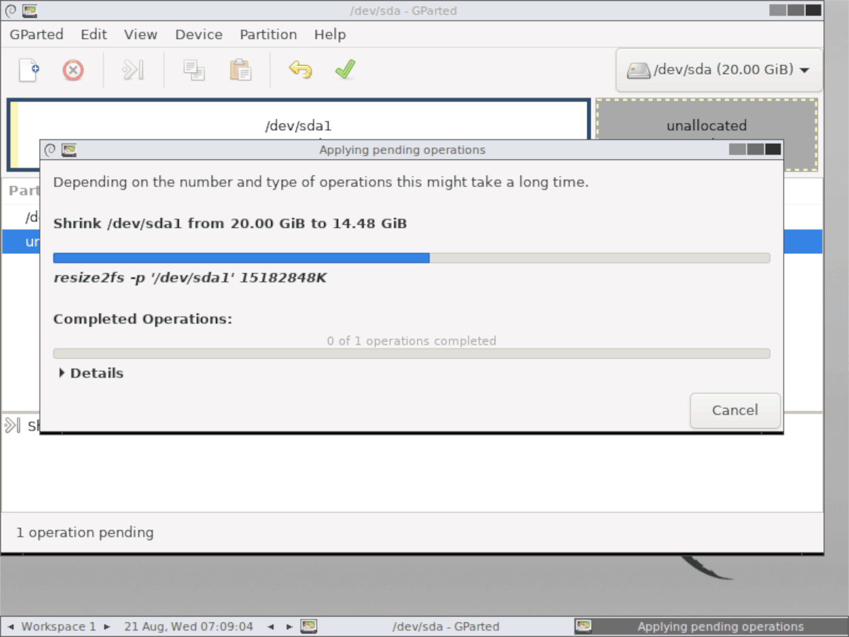 How to resize hard drive partitions on Linux