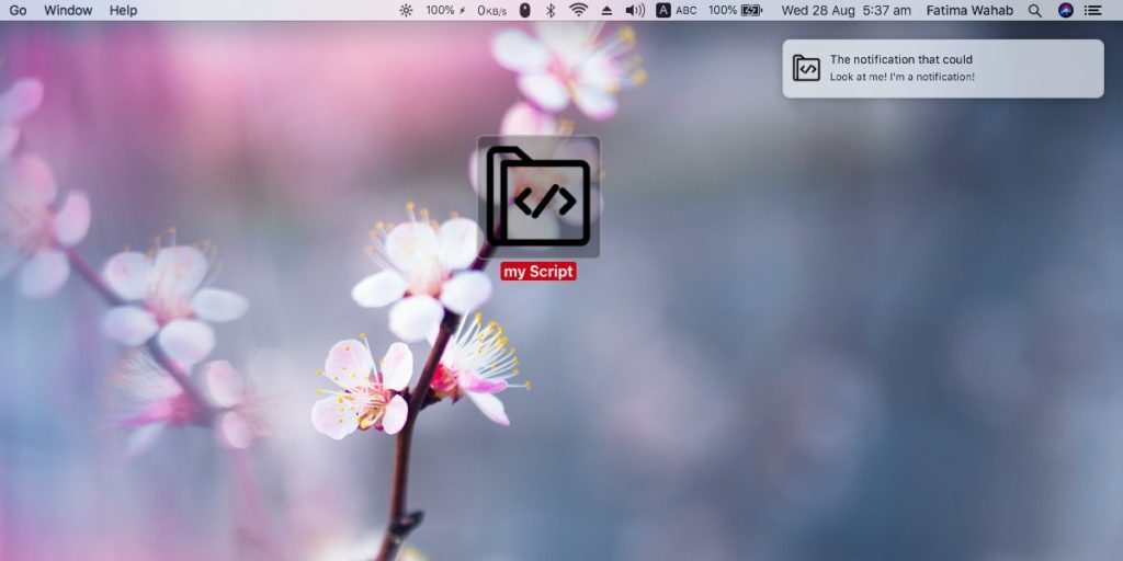How to change the icon for an AppleScript on macOS