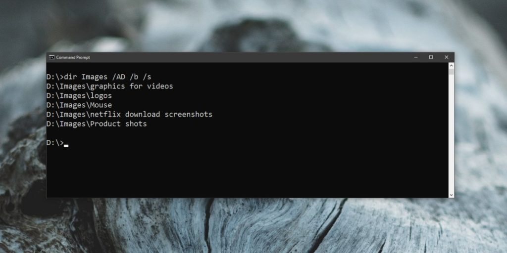 How to search for files and folders from Command Prompt on Windows 10