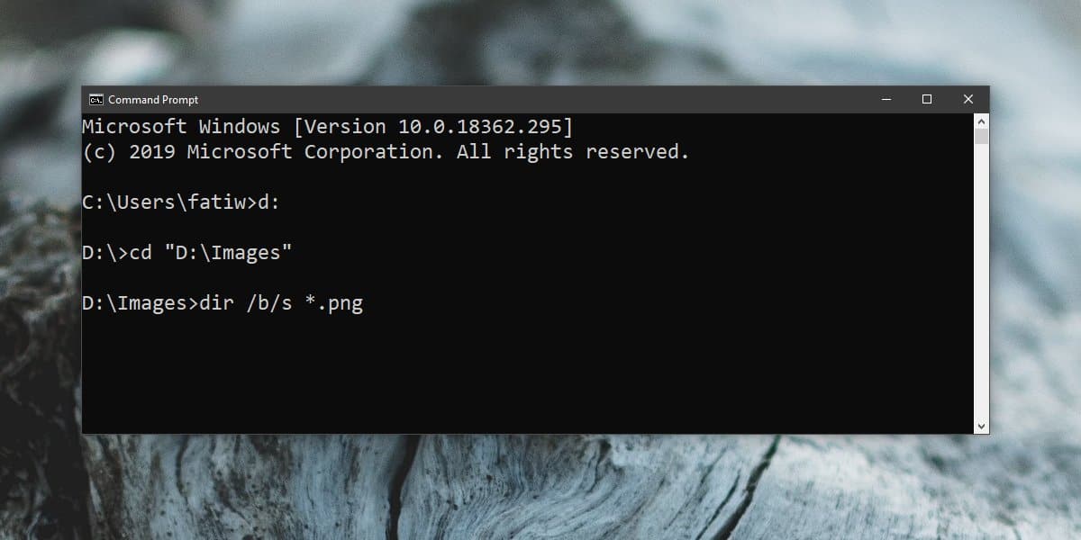 How To Search For Files And Folders From Command Prompt On Windows 10