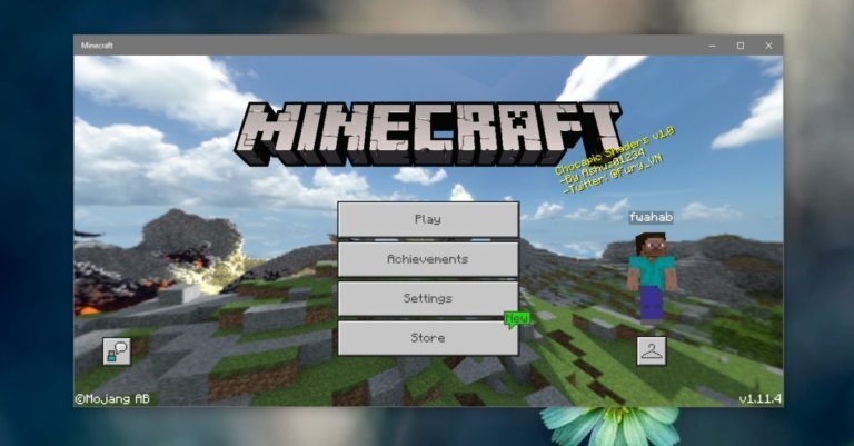 How to install Shaders for Minecraft UWP
