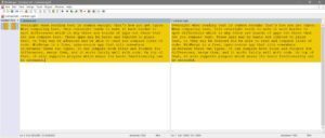 How to compare text on Windows 10