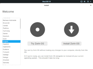 How to install Zorin OS 15