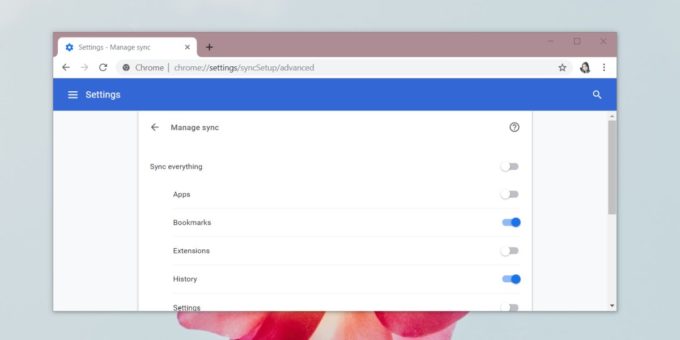 How to disable extension sync on Chrome without disabling sync