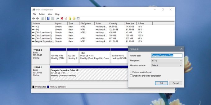 How to change the file system of a drive on Windows 10