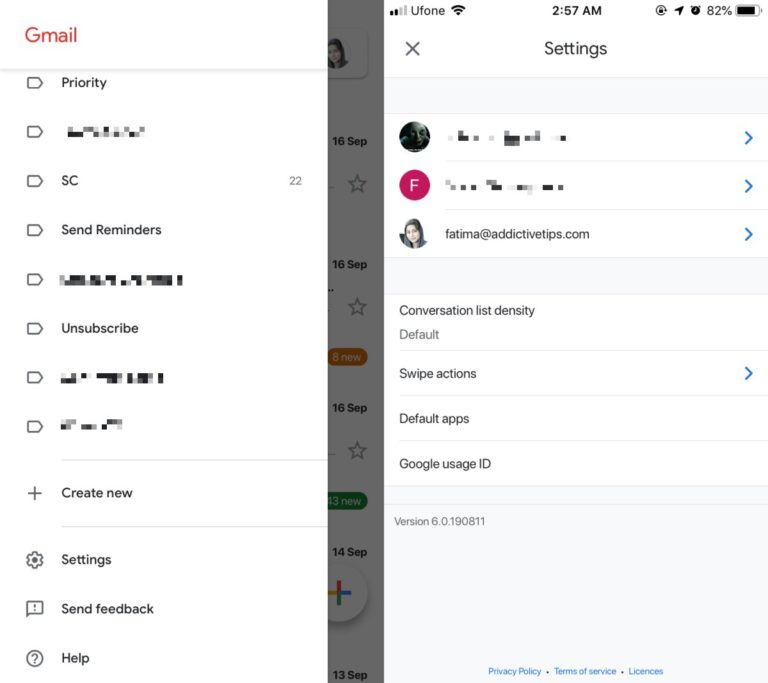 How to disable external images in Gmail apps