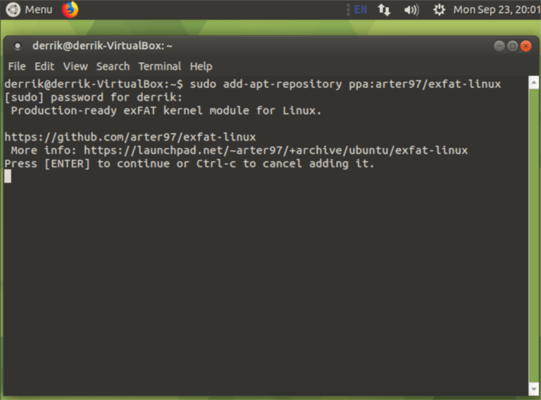 How to access ExFat file systems on Ubuntu Linux