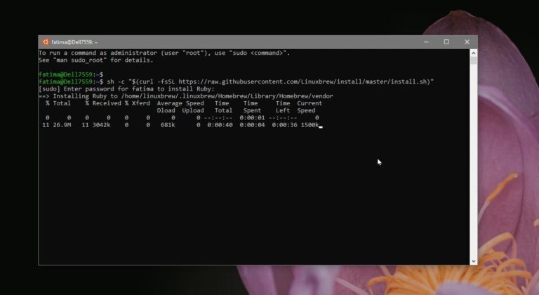 How to install Homebrew on Windows Subsystem for Linux on Windows 10
