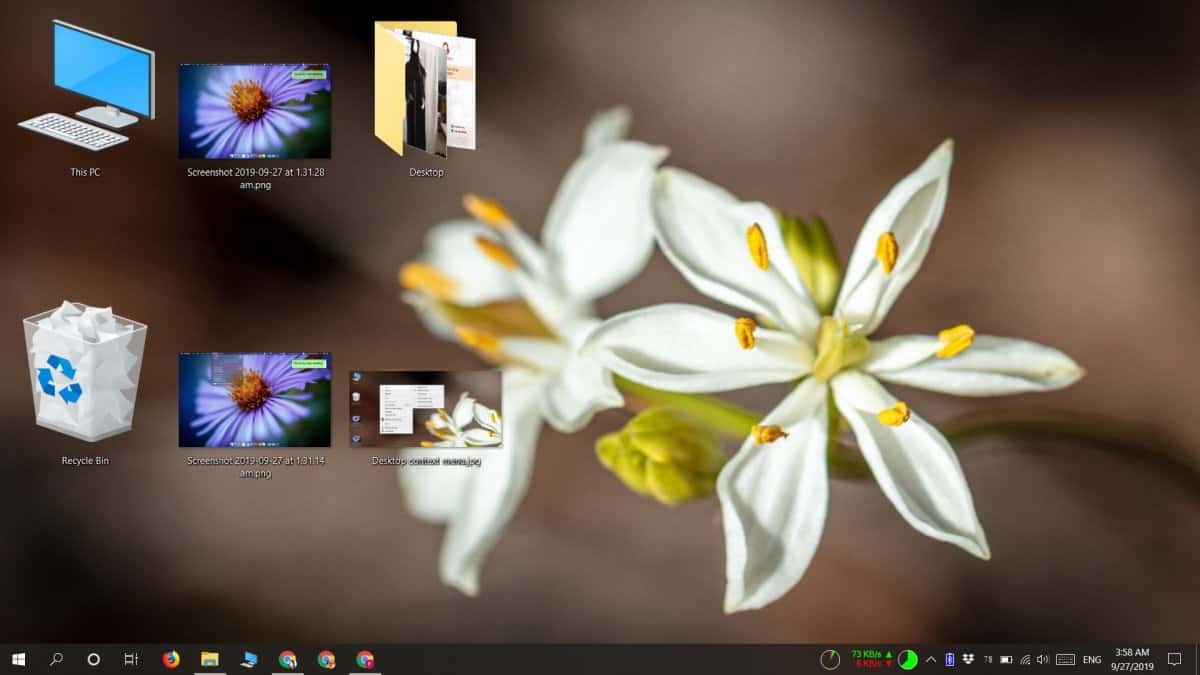 How to resize desktop icons on Windows 10