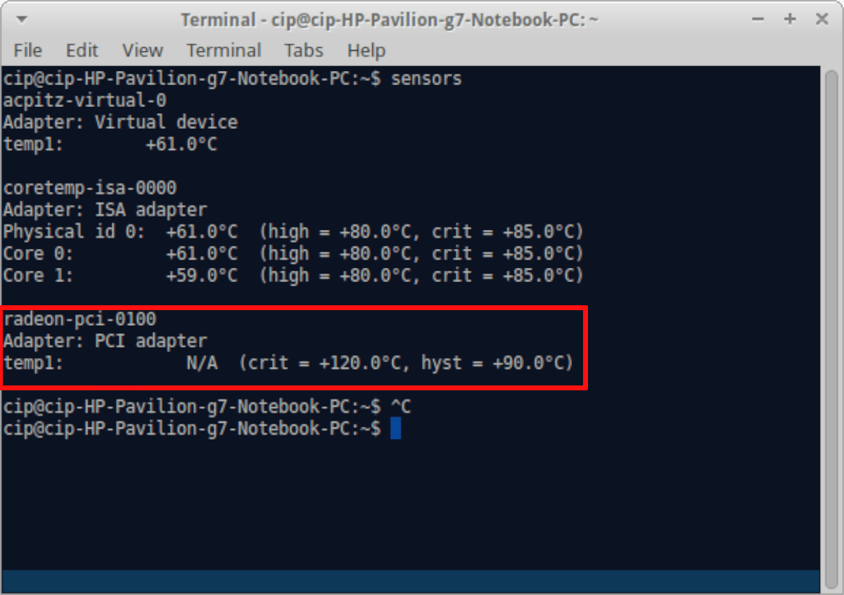 How to check GPU temperature on Linux
