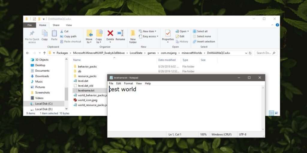 How to back up and restore Minecraft worlds on Windows 10