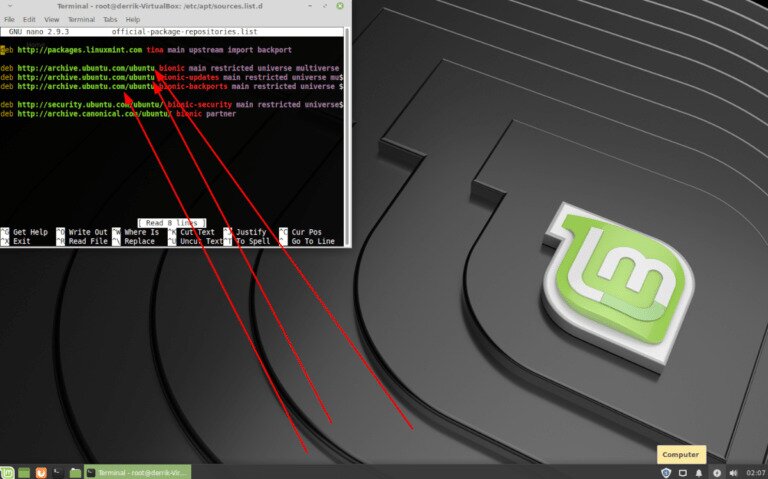 How to switch to a local update mirror in Linux Mint