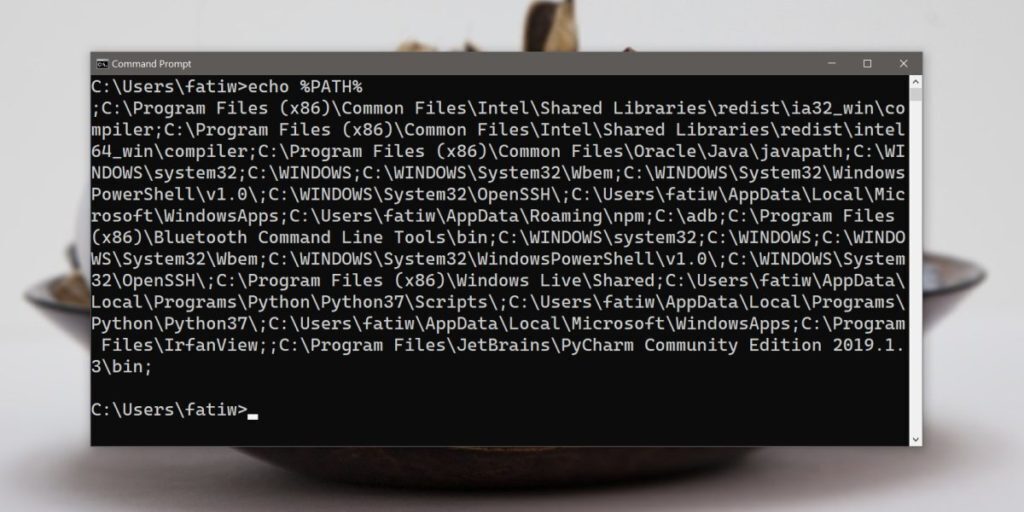 How to recover path environment variables on Windows 10