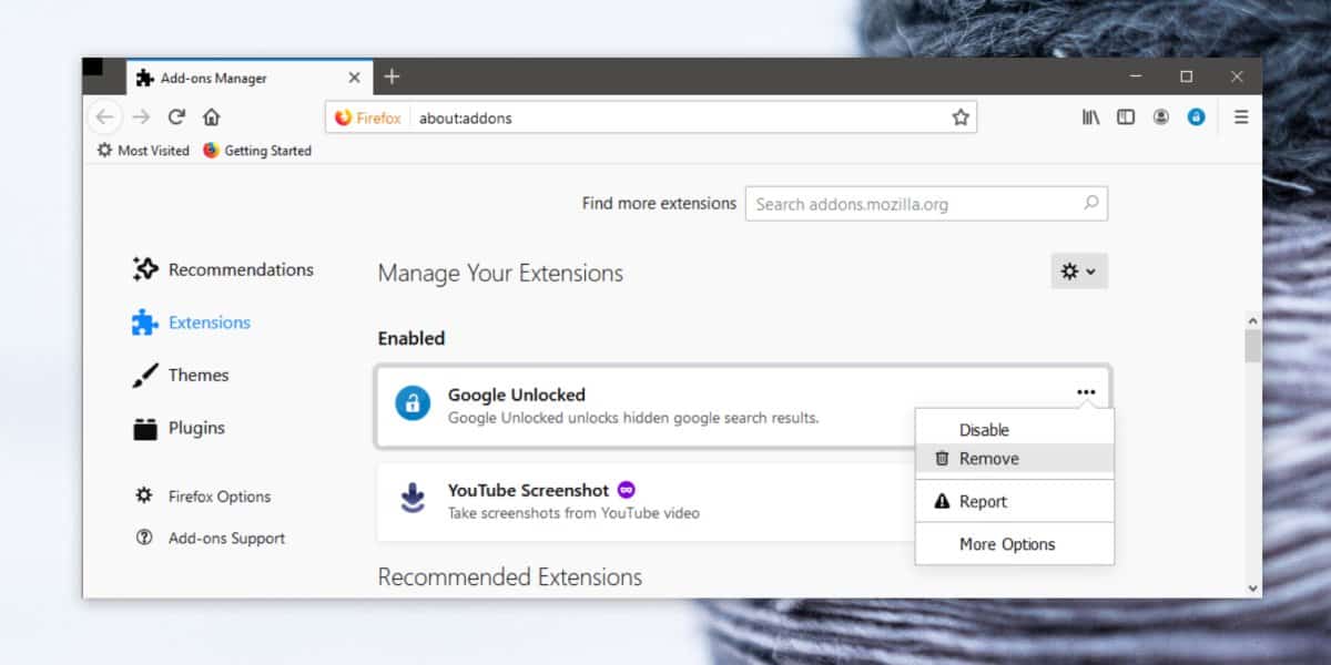 How to sideload an add-on in Firefox