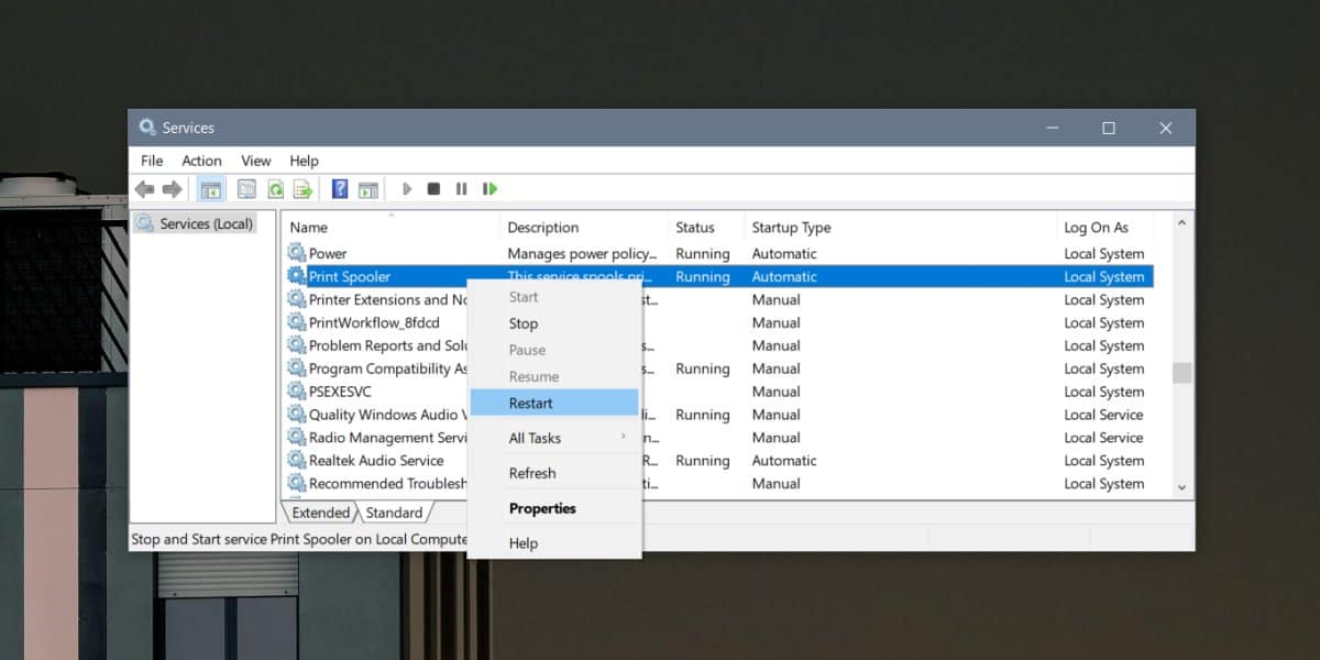 How to fix printer offline on Windows 10