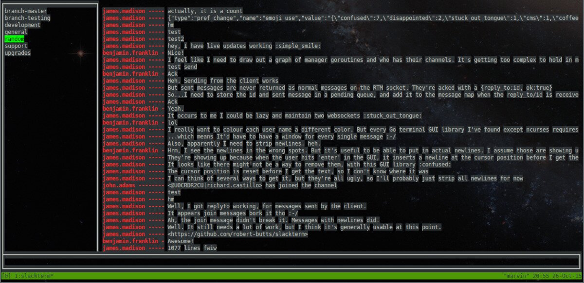 How to use Slack from the command-line on Linux