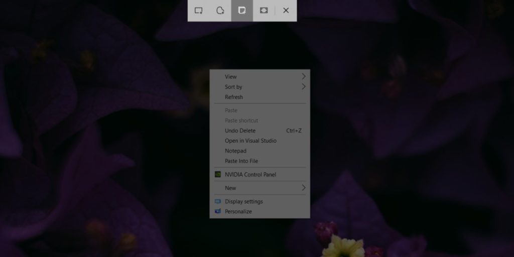 How to capture menus with Snip & Sketch on Windows 10