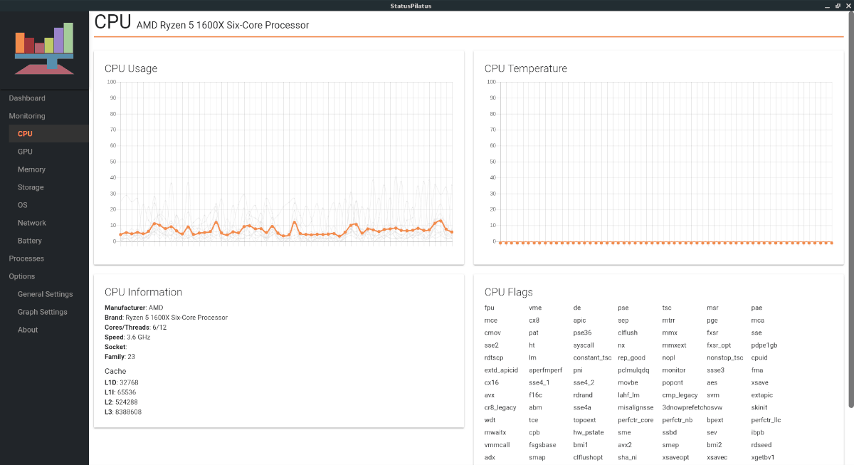 How to get detailed Linux system info with StatusPilatus
