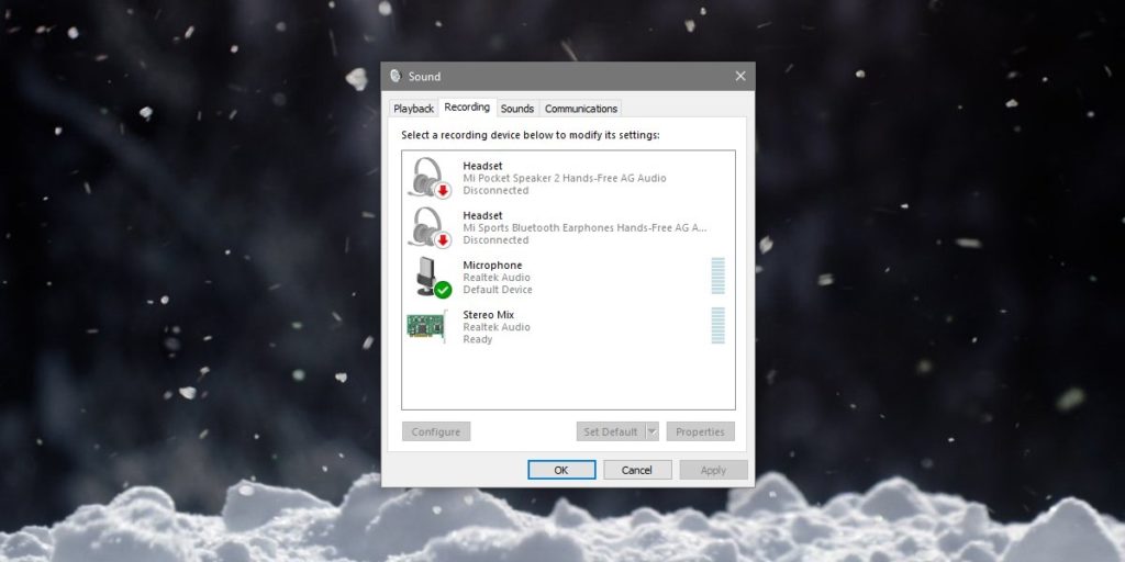 How to record audio from an app on Windows 10 with Audacity