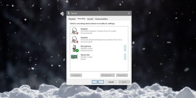 How to record audio from an app on Windows 10 with Audacity