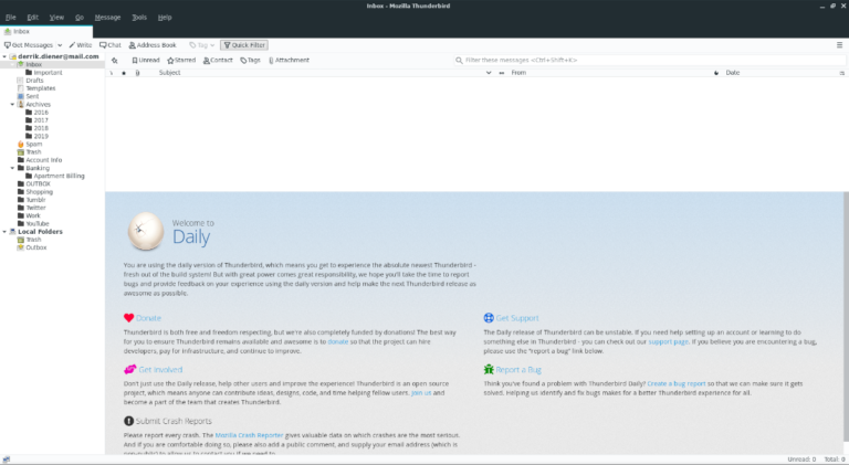 How to get the latest Mozilla Thunderbird for Linux