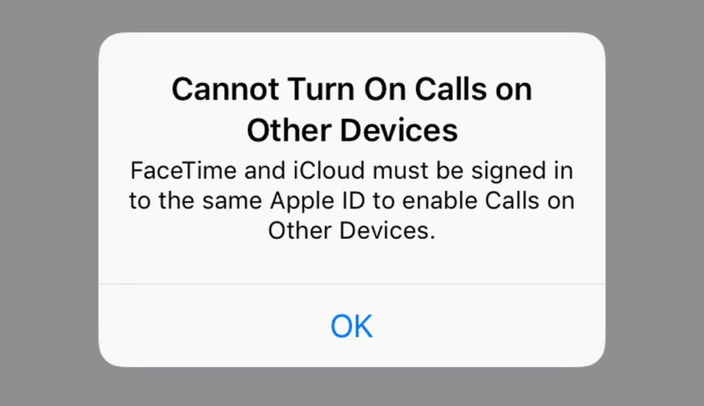 How to fix 'Cannot Turn On Calls on Other Devices' on iOS