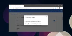 How to get download complete notifications in Chrome