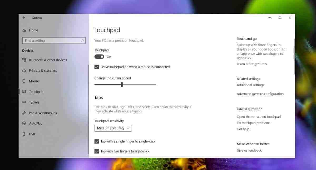 How to improve Touchpad accuracy on Windows 10
