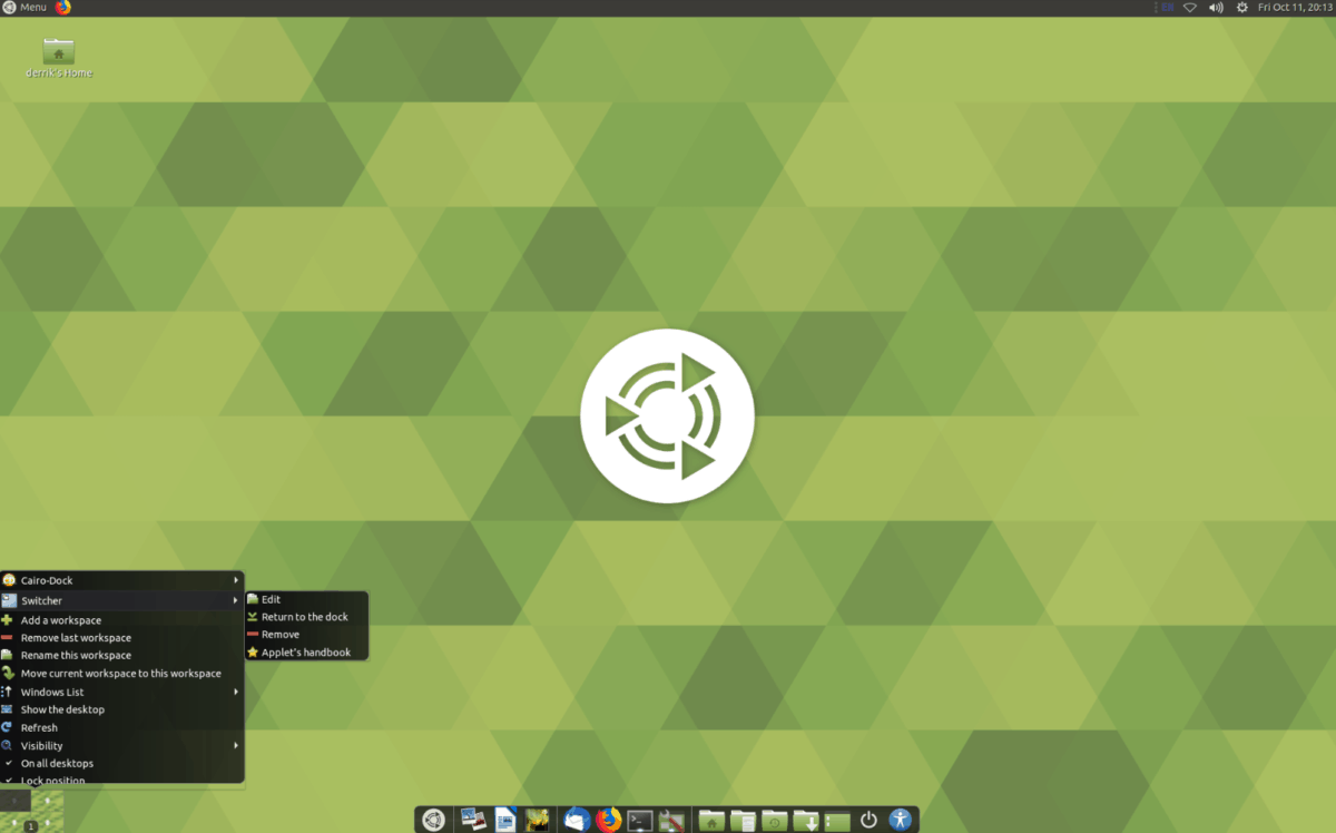 How to set up Cairo dock on the Linux desktop