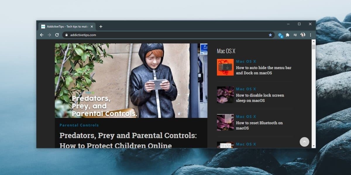 How to force a dark mode for websites in Chrome
