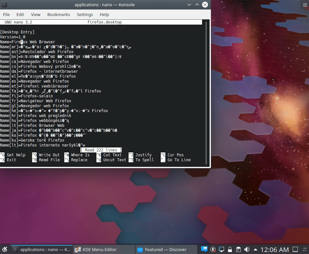 How to edit program shortcuts in KDE Plasma 5